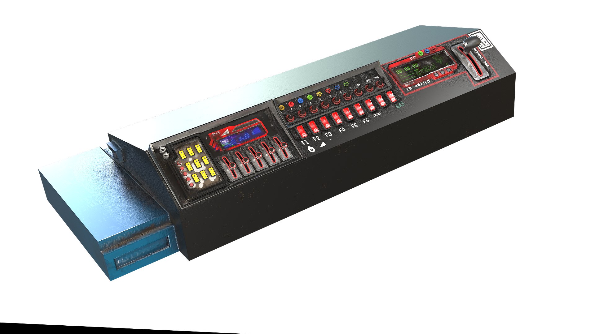 3D Sci-fi Military Console - Game-ready PBR model - TurboSquid 1751686