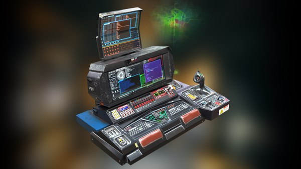 3D Sci-fi Military Console - Game-ready PBR model - TurboSquid 1751686