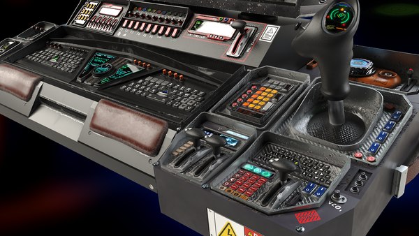 3D Sci-fi Military Console - Game-ready PBR model - TurboSquid 1751686