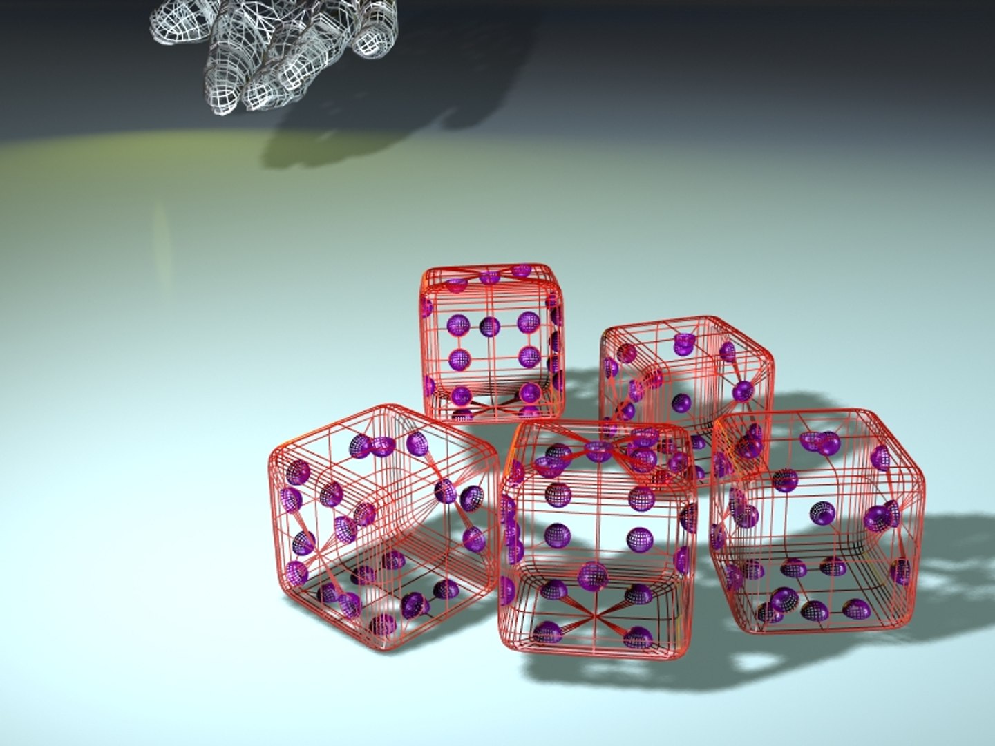 Dice Rolling 3d Model