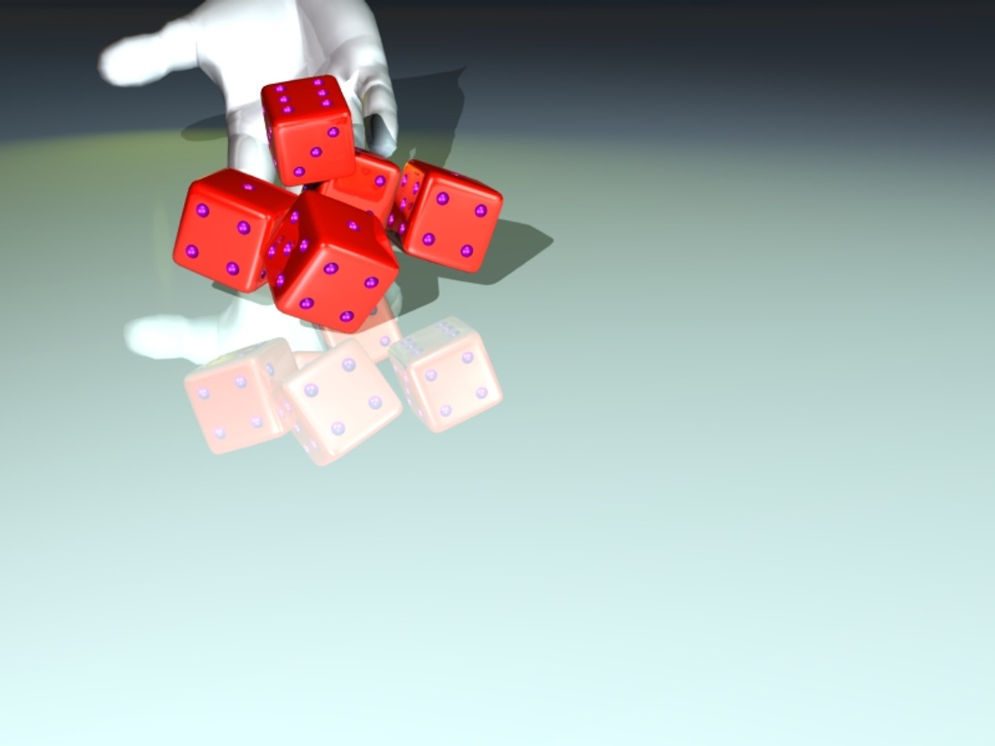 Dice Rolling 3d Model