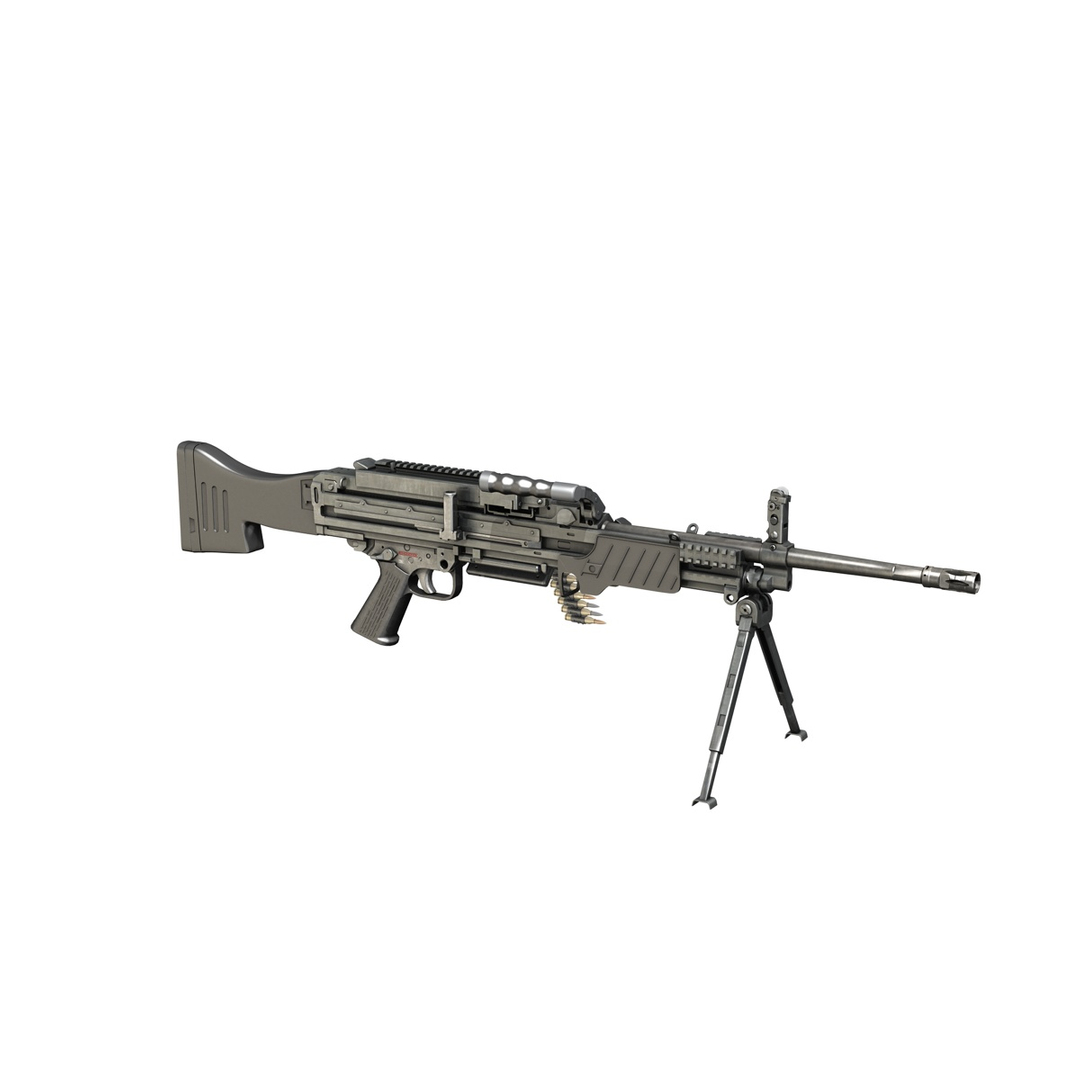 5 Mg Light Machine Gun 3d Model