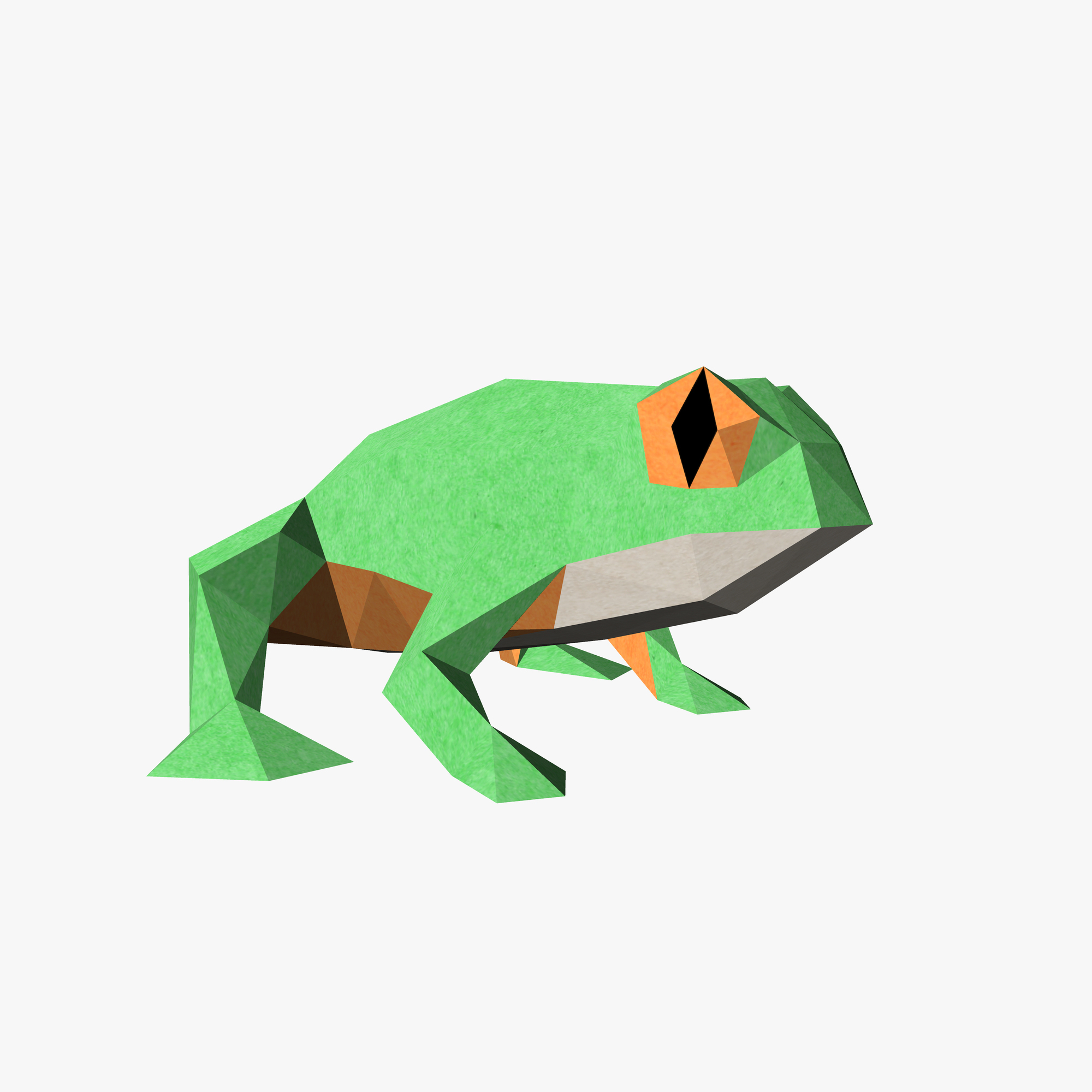 modelo 3d RANA BAJA POLY - TurboSquid 1861943