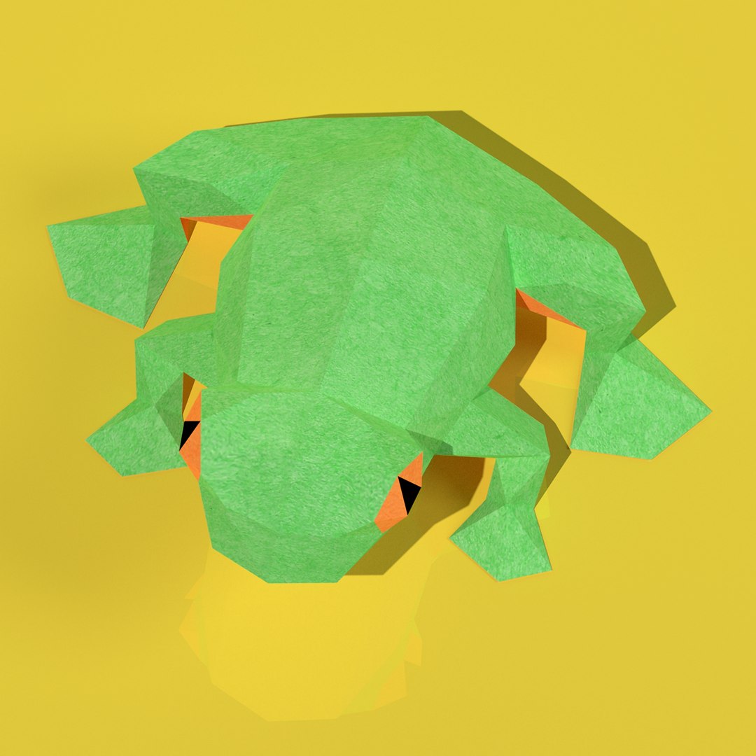 FROG LOW POLY 3D model - TurboSquid 1861943