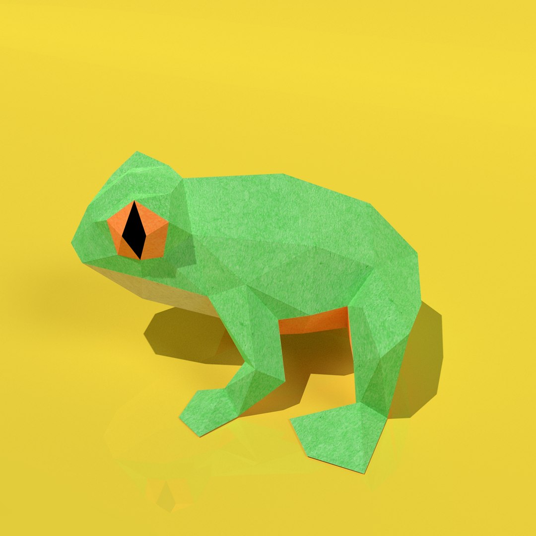 FROG LOW POLY 3D model - TurboSquid 1861943