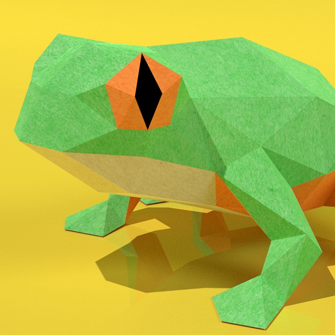 FROG LOW POLY 3D model - TurboSquid 1861943