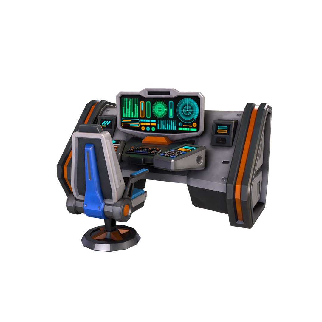 SCI FI Console 3D Model - TurboSquid 2209977