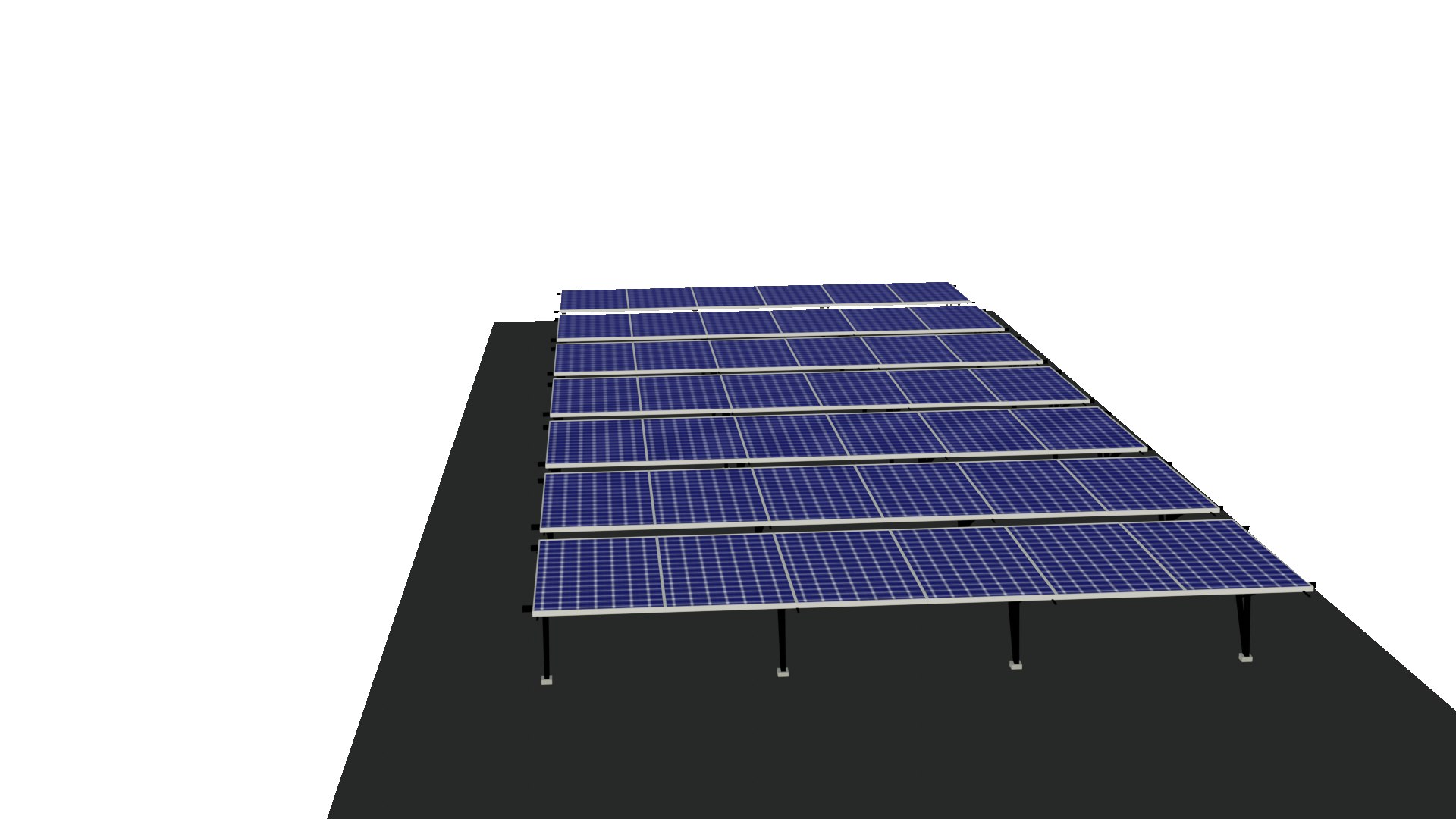 Series of solar panels 3D model - TurboSquid 1914545
