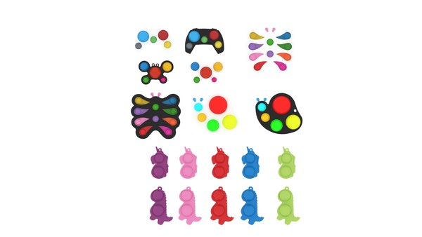 Simple Dimples Set 3D model - TurboSquid 1767493