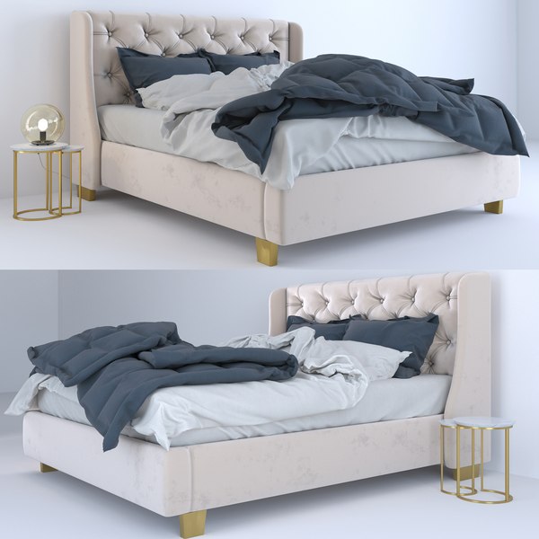 modelo 3d Cama 01 - TurboSquid 1322751
