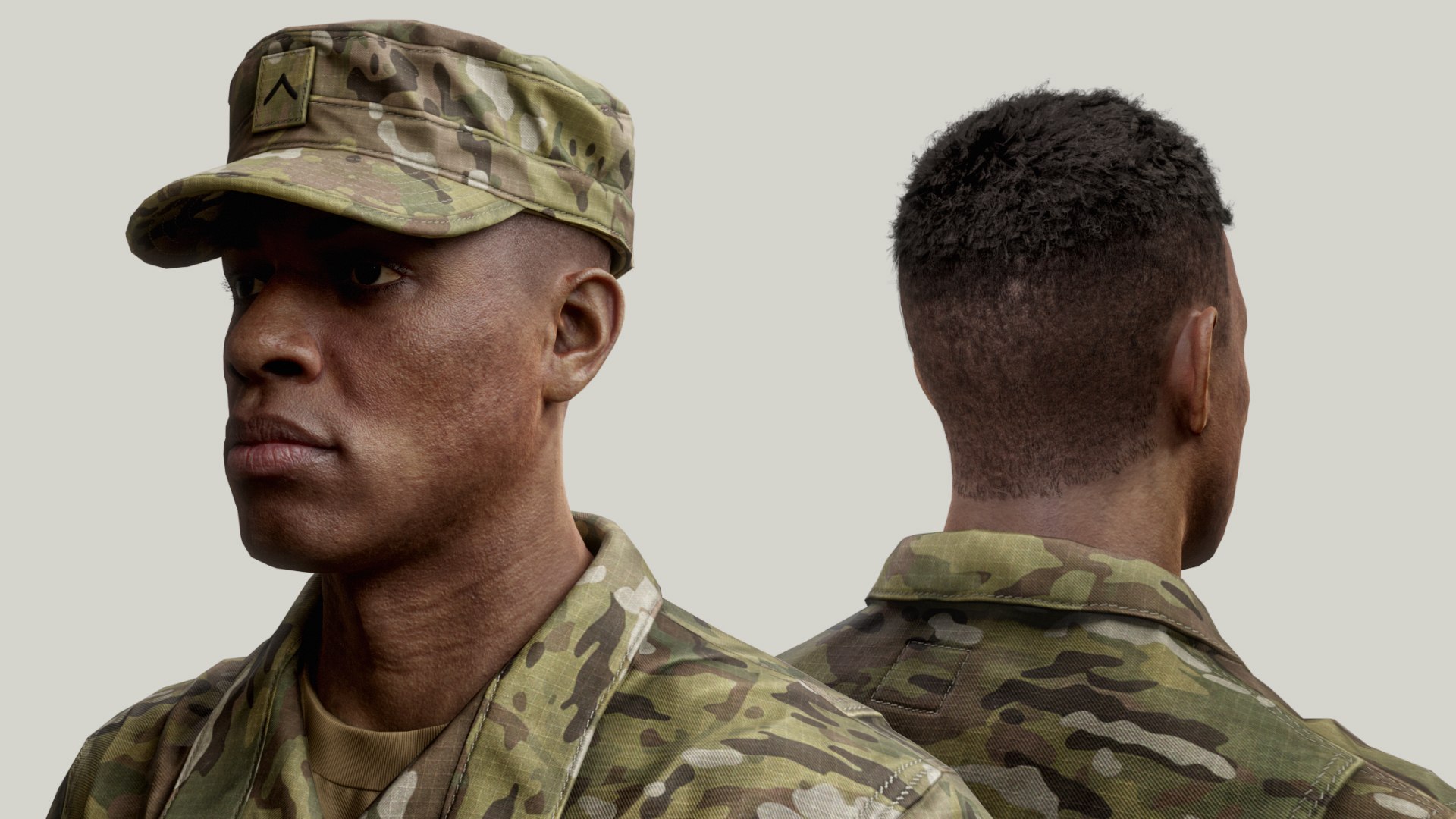 3D US Military Private Soldier Model - TurboSquid 2285062