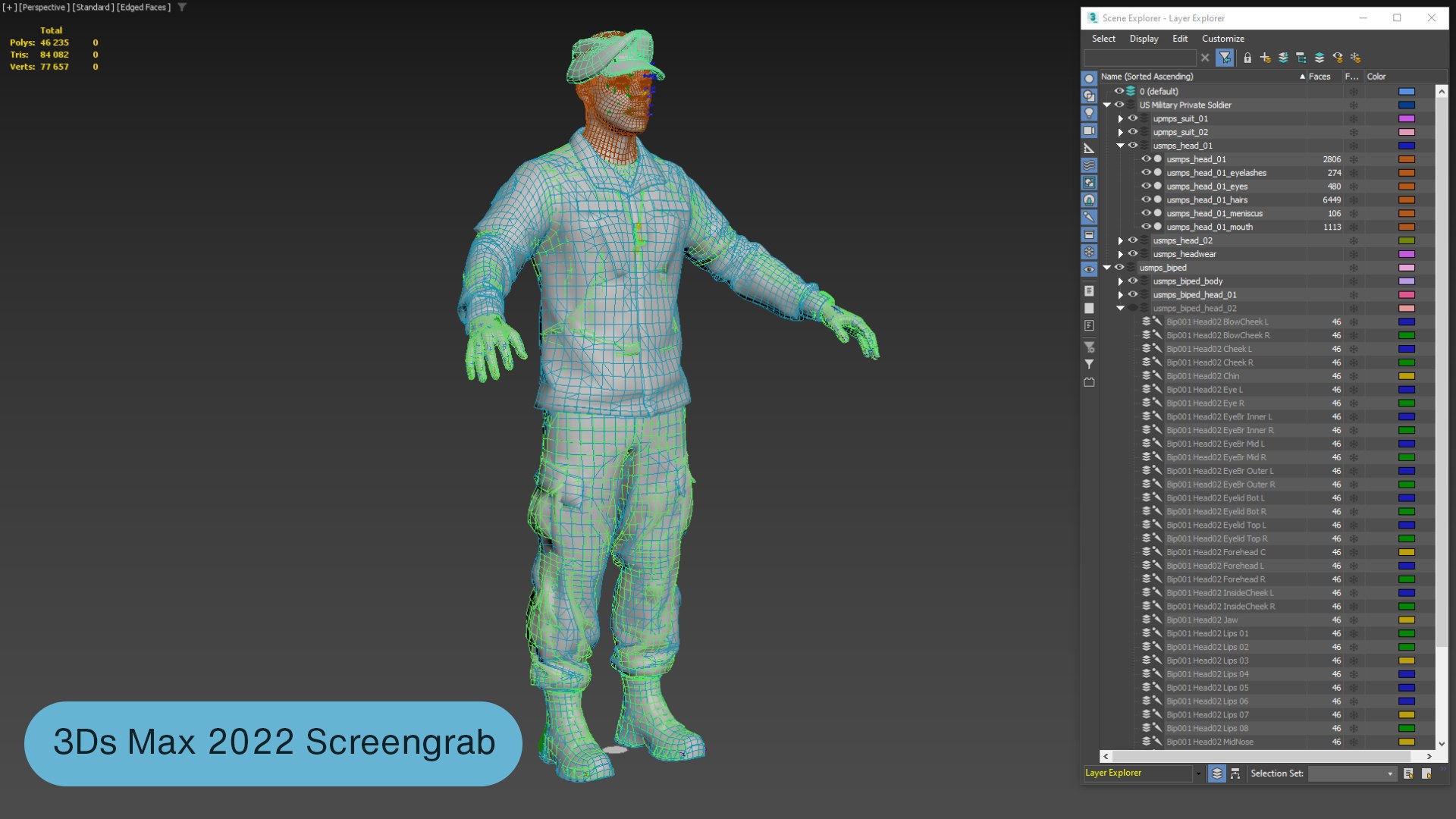 3D US Military Private Soldier Model - TurboSquid 2285062