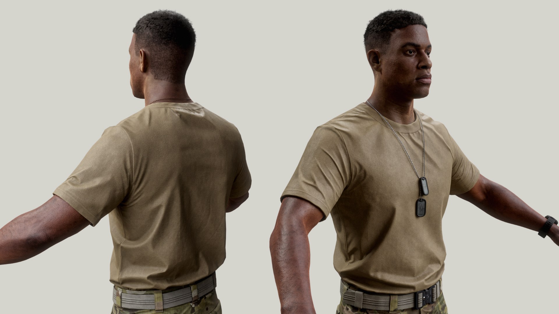 3D US Military Private Soldier Model - TurboSquid 2285062
