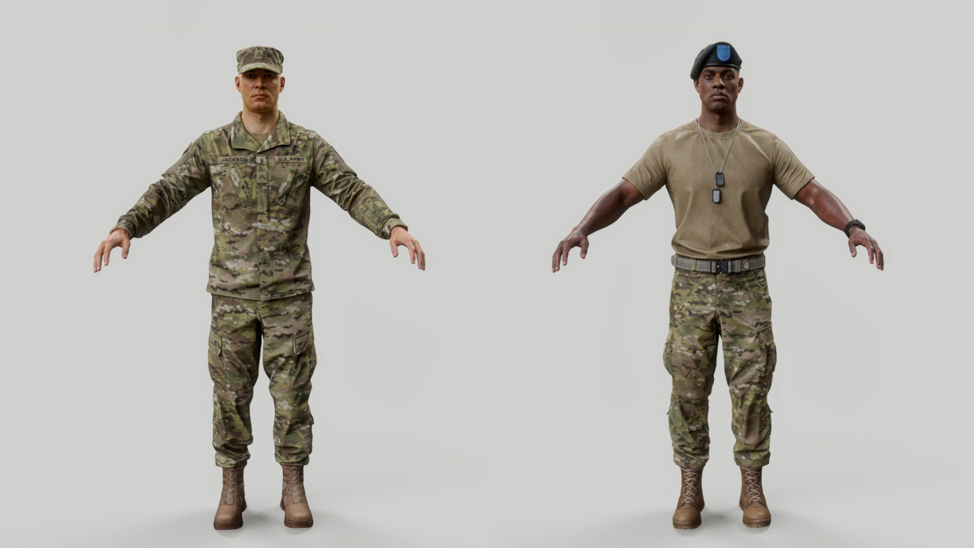 3D US Military Private Soldier Model - TurboSquid 2285062