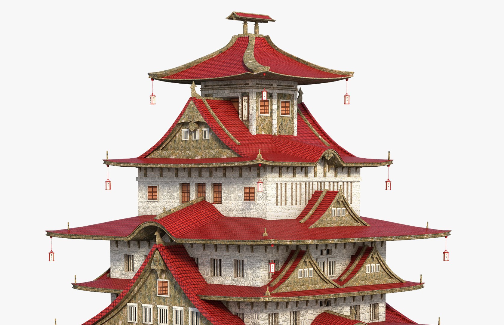 Asia Asian House 3D Model - TurboSquid 1359555