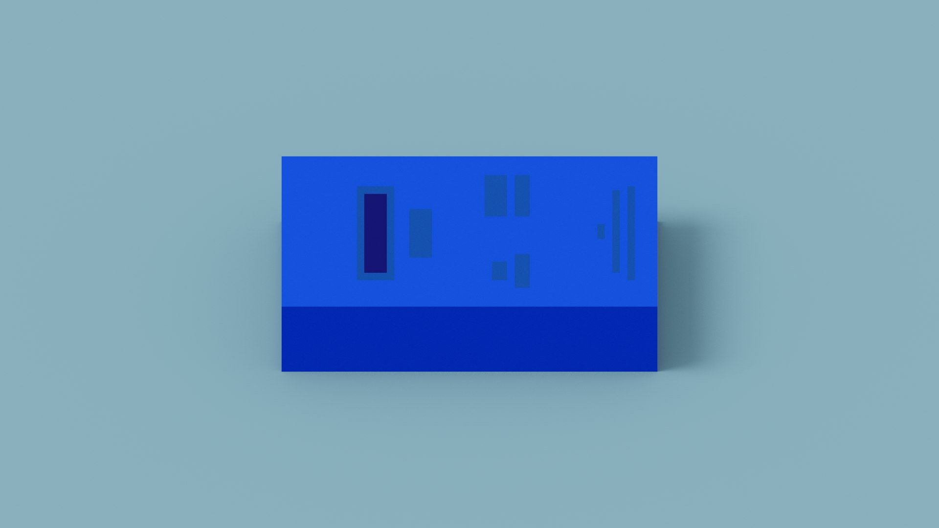Voxel Blue Book 3D Model - TurboSquid 1935735