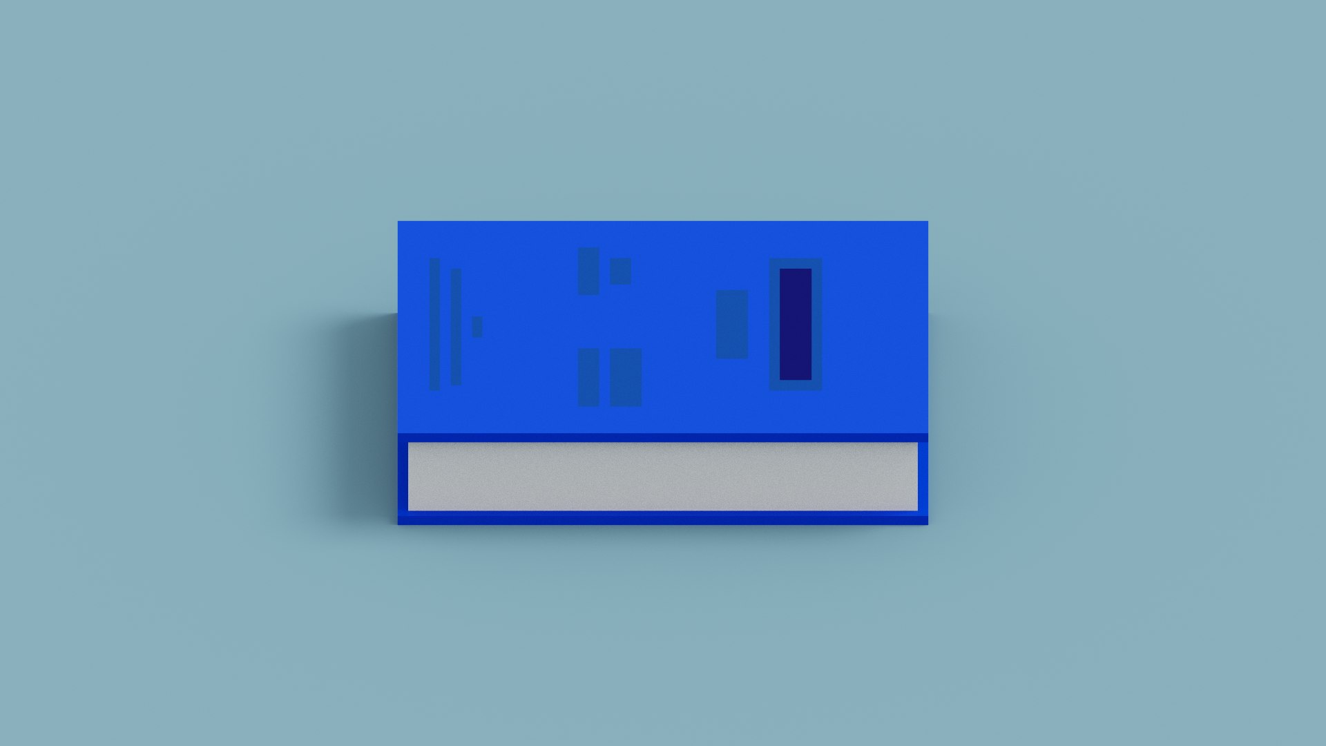 Voxel Blue Book 3D Model - TurboSquid 1935735