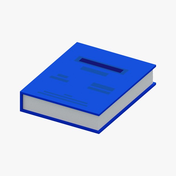 modelo 3d Libro azul de vóxel - TurboSquid 1935735