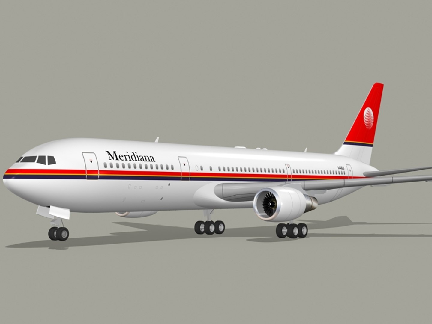 3D Boeing 767-300 Er Meridiana Model - TurboSquid 1245101
