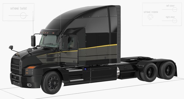3D mack anthem truck 2018 - TurboSquid 1300233