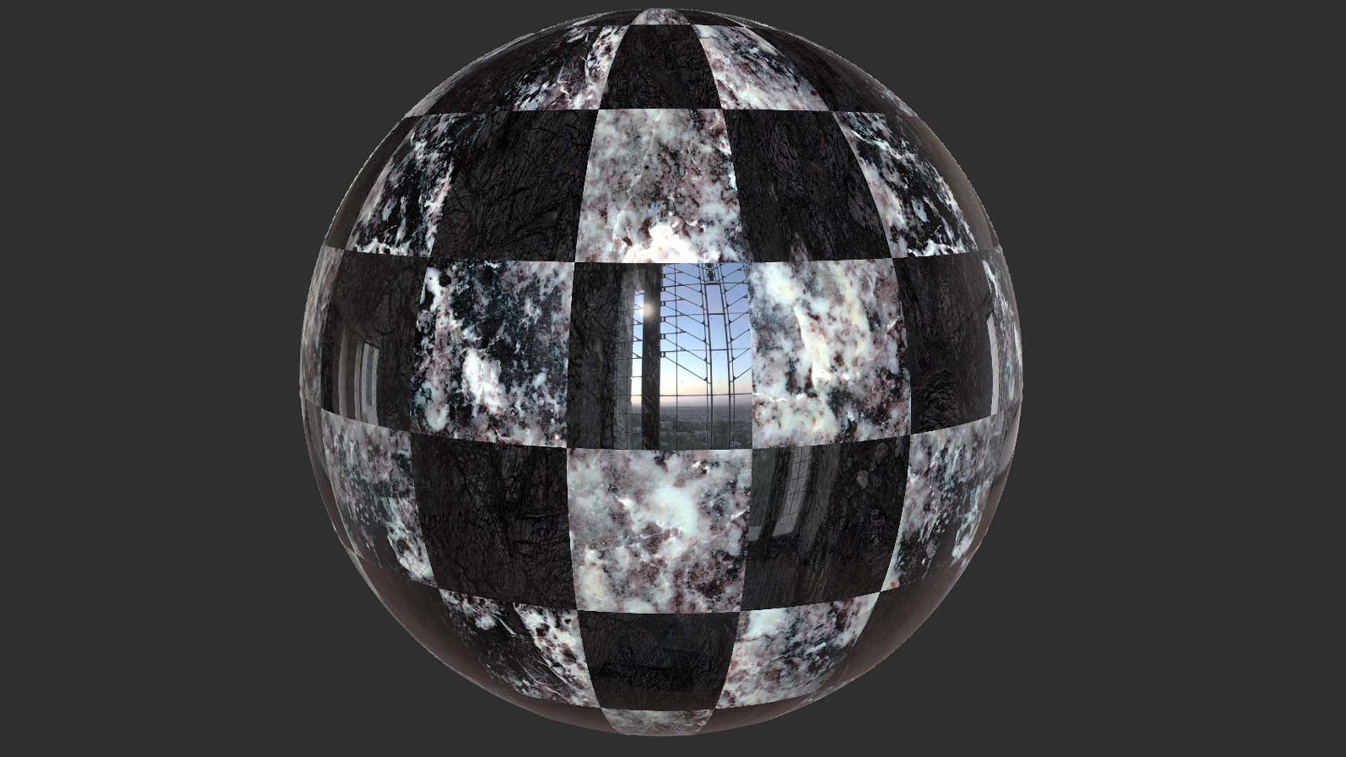 3D Classic Black And White Marble Checker 4k Pbr Texture - TurboSquid ...