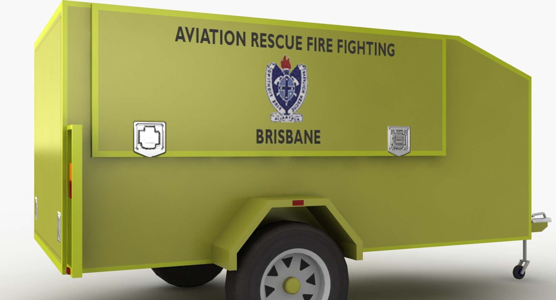 Support Trailer 3d Model