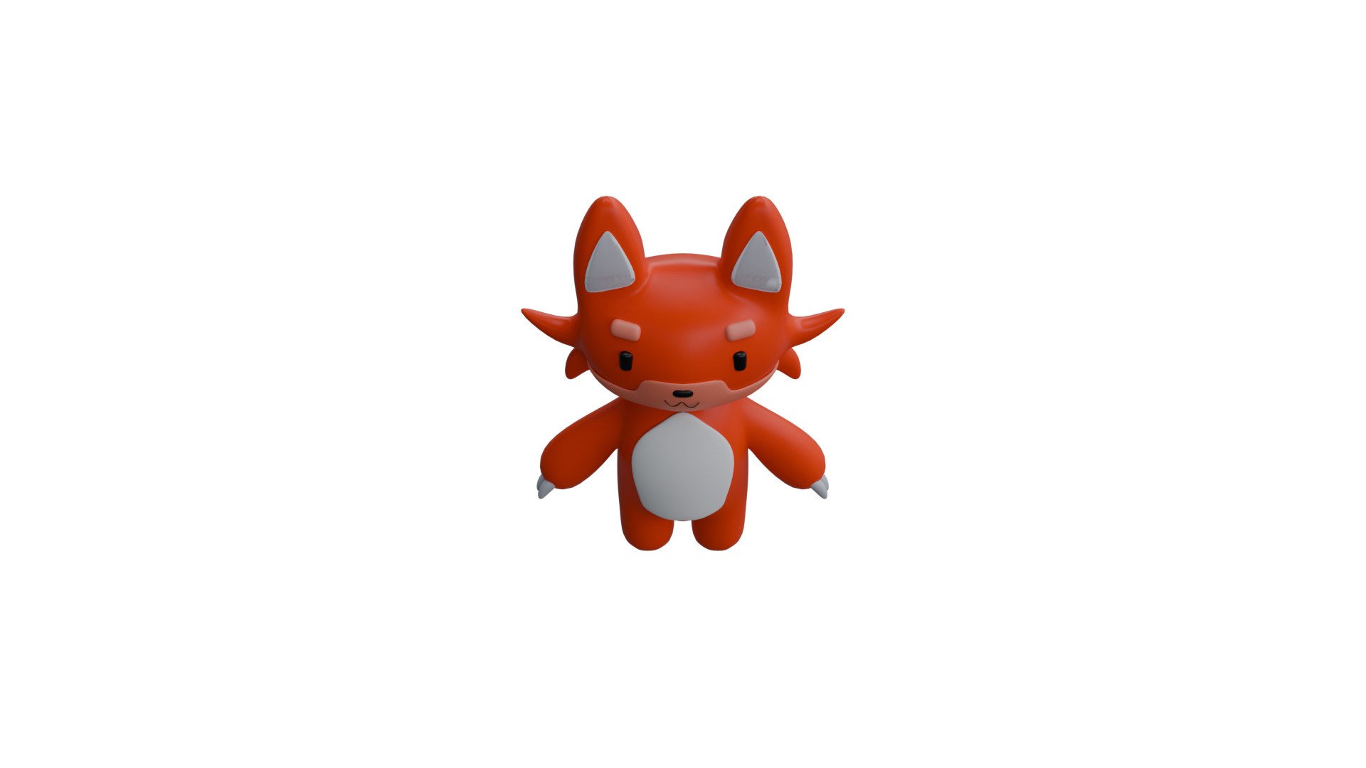Cartoon Fox Rigged Model - TurboSquid 2229238