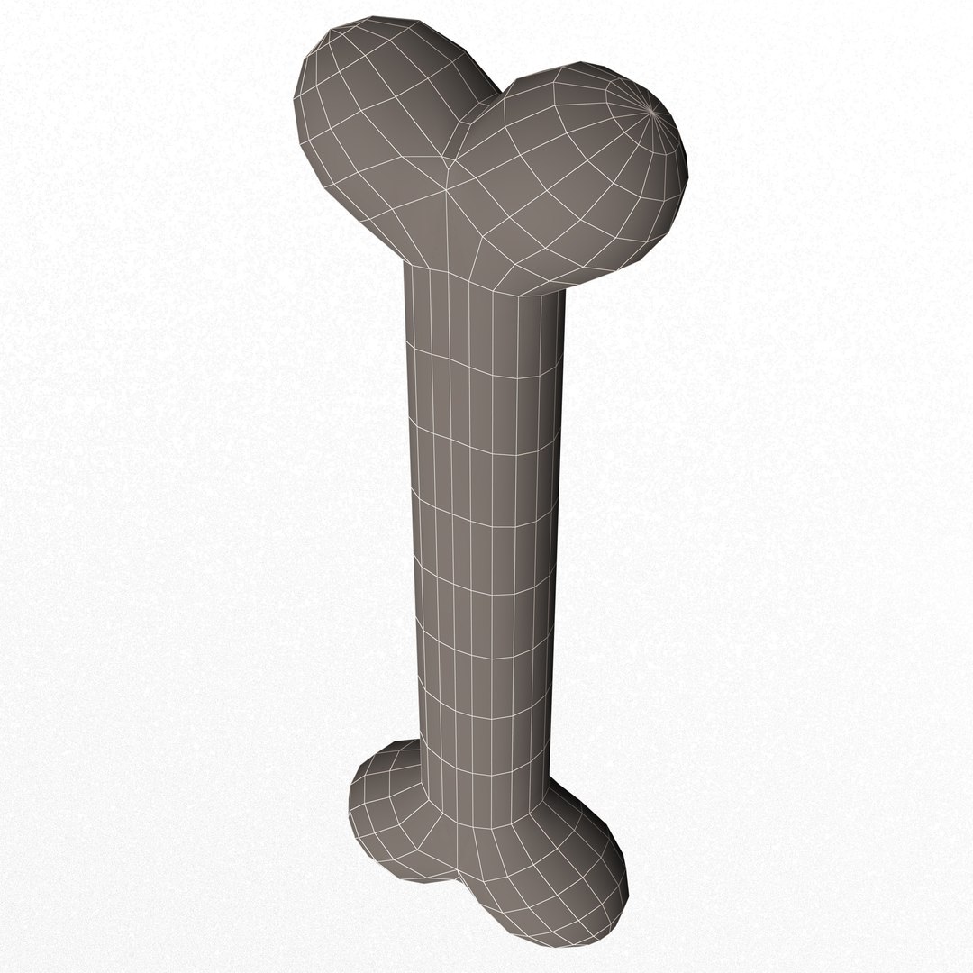 Dog Bone Cartoon 3D Model - TurboSquid 1859575