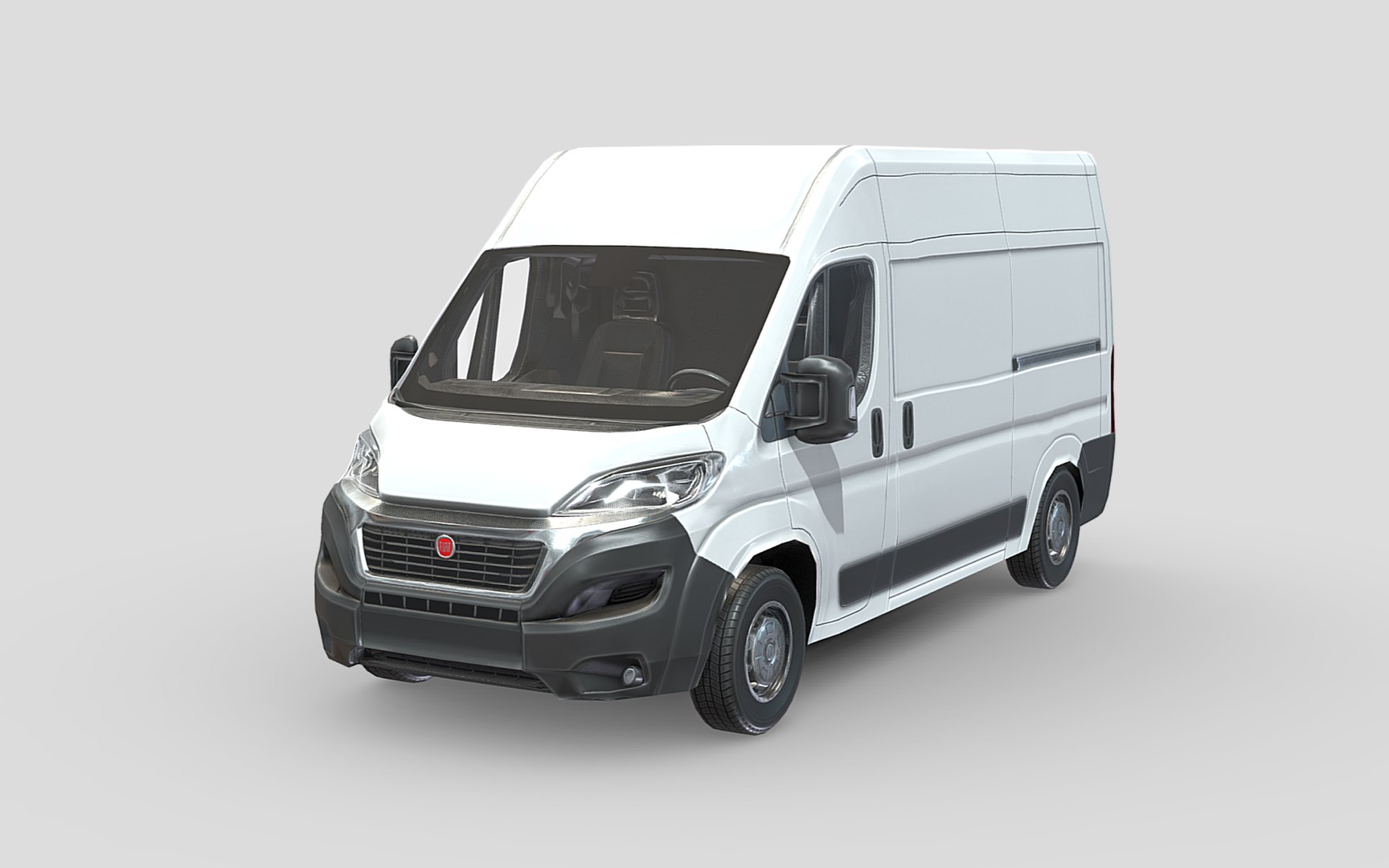 Fiat Ducato Panel Van 2014 Model - TurboSquid 2372649