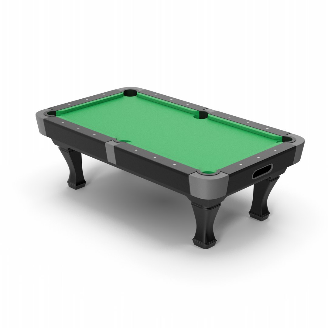 Billiard Pool Table Model - TurboSquid 2188406
