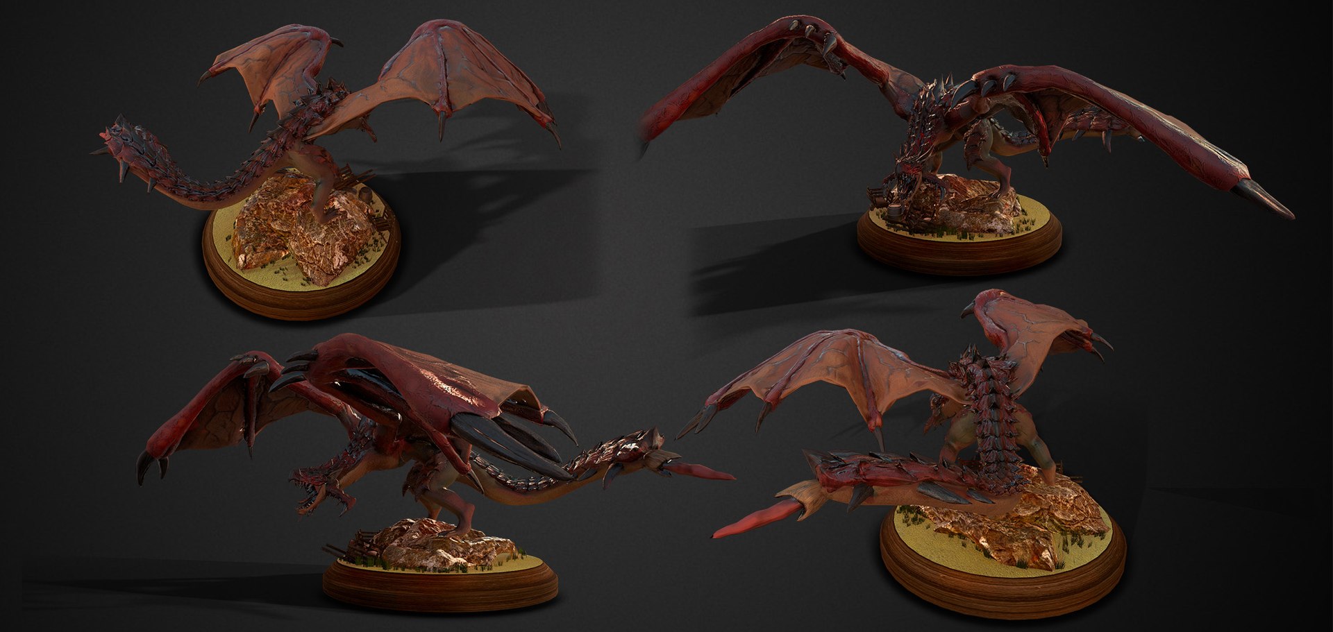 3D Model Rathalos - TurboSquid 1475632