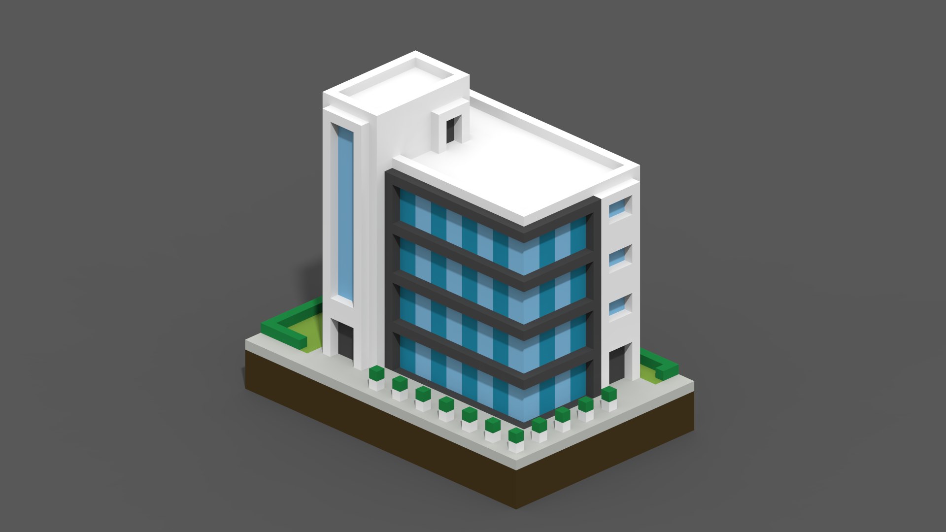 Voxel City Buildings 3D Model - TurboSquid 1275858