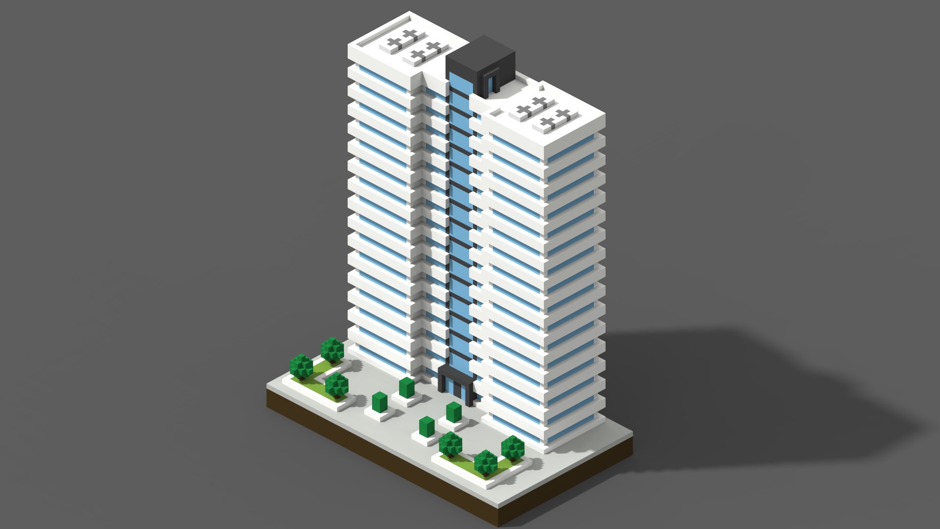 Voxel City Buildings 3D Model - TurboSquid 1275858