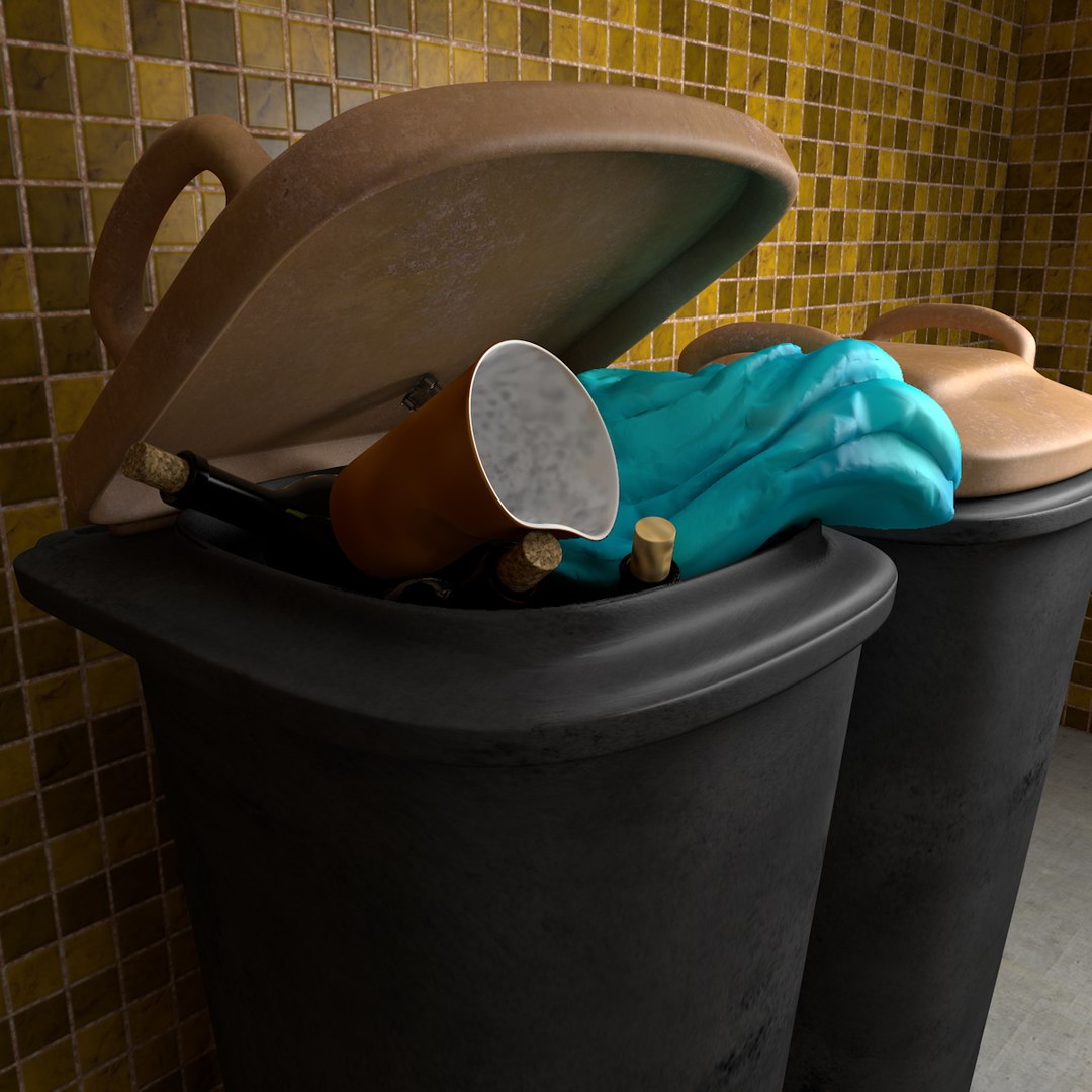 C4d Garbage Bag Trash