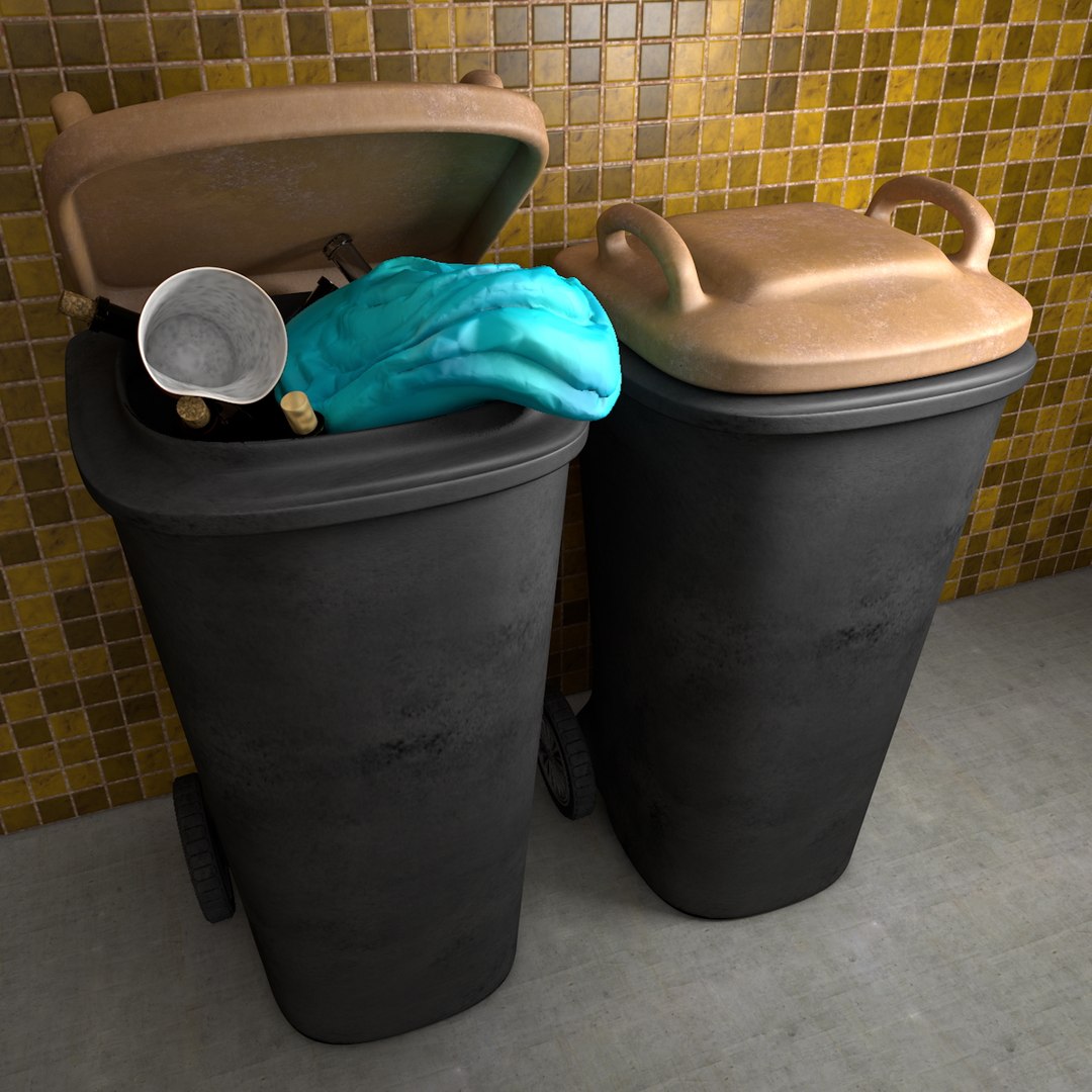 C4d Garbage Bag Trash