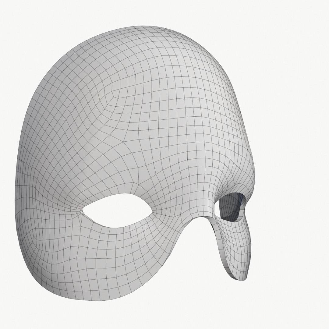 3D Stl Black Mask Model - TurboSquid 1409558