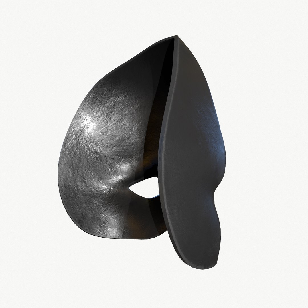 3D Stl Black Mask Model - TurboSquid 1409558