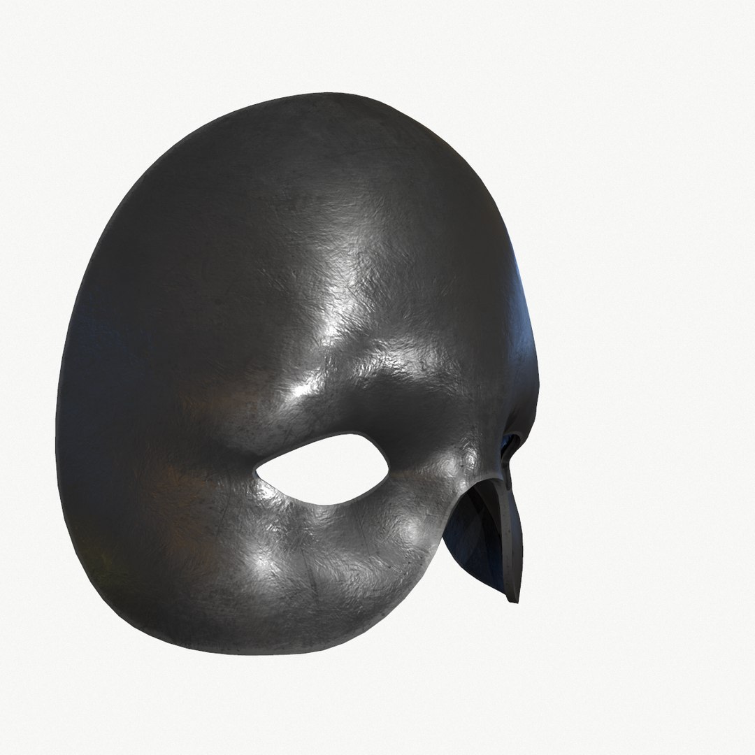 3D Stl Black Mask Model - TurboSquid 1409558