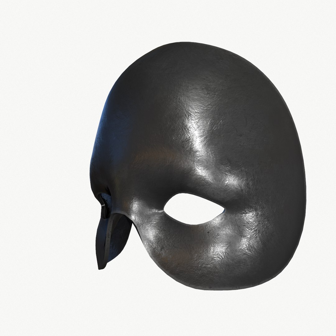 3D Stl Black Mask Model - TurboSquid 1409558