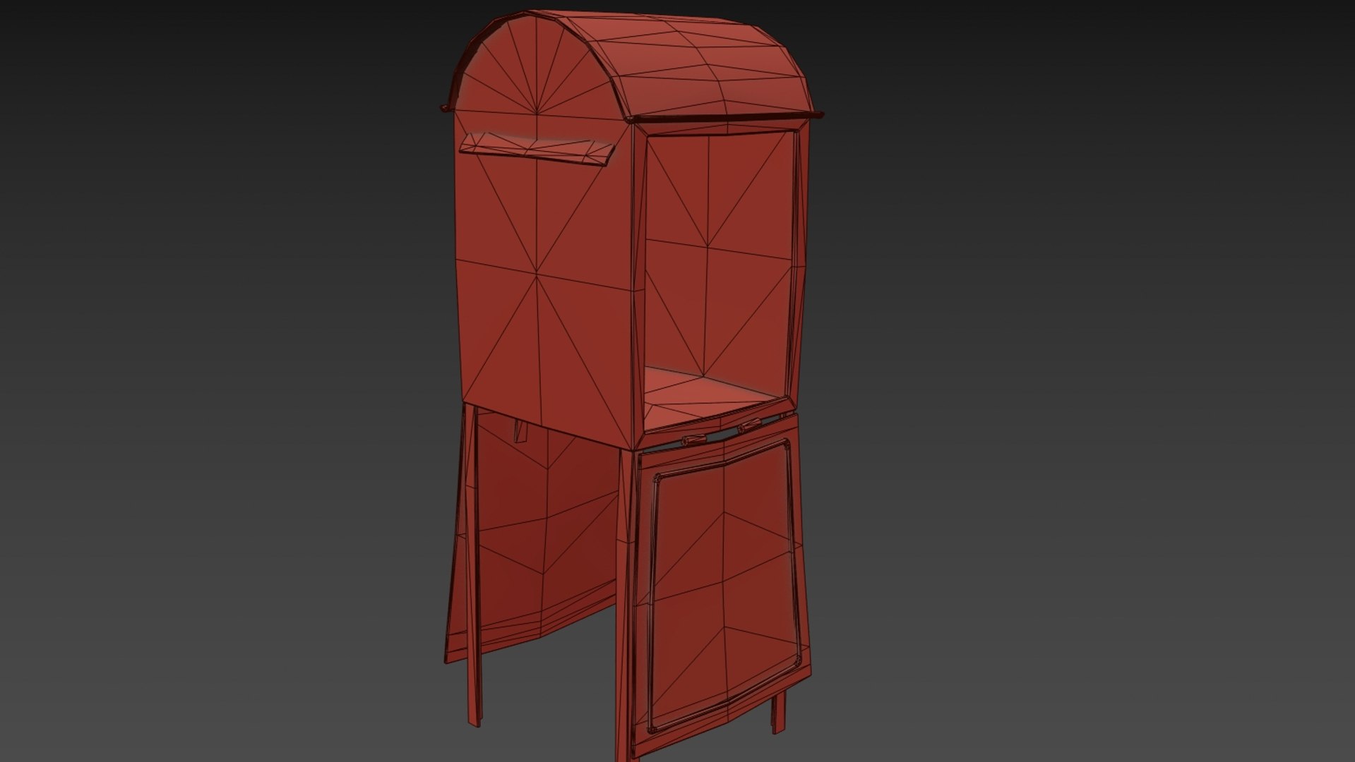3D Post Box 01 03 F Model - TurboSquid 1764554