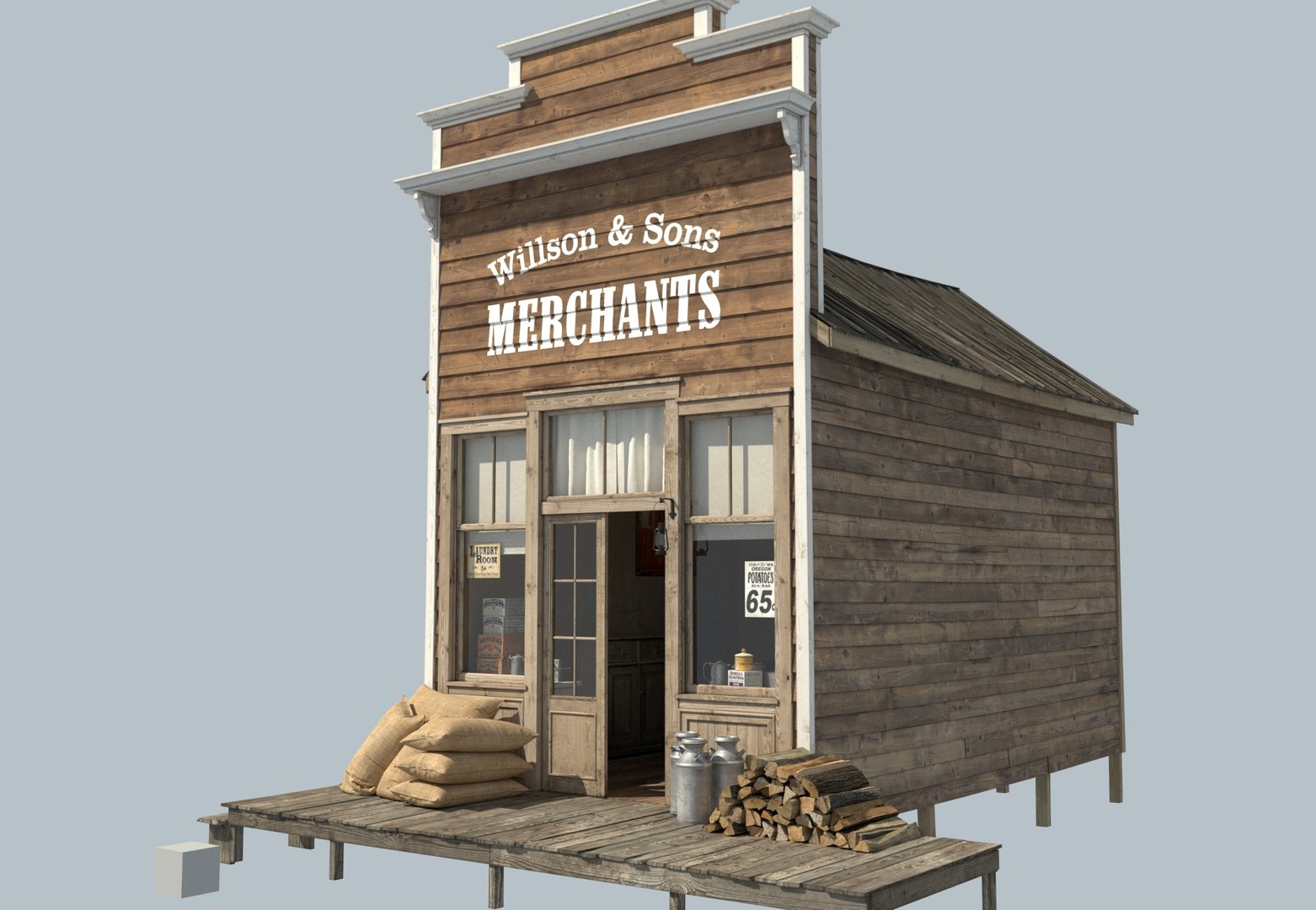 3D Frontier Store - TurboSquid 1295931