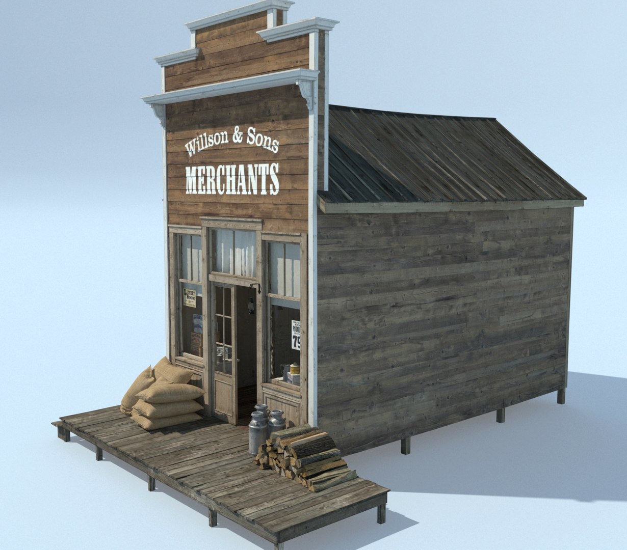 3D Frontier Store - TurboSquid 1295931