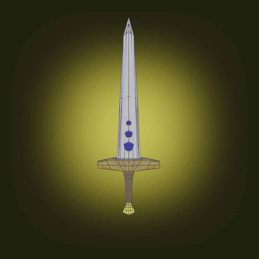 3D Level UP Fantasy low poly swords - TurboSquid 1987978