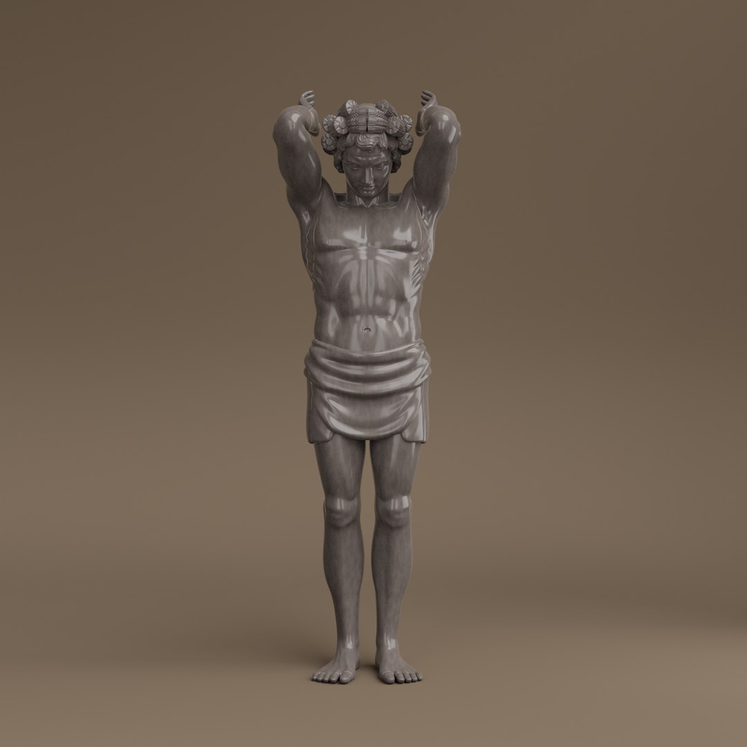 Atlant Statue 3D Model - TurboSquid 2009896
