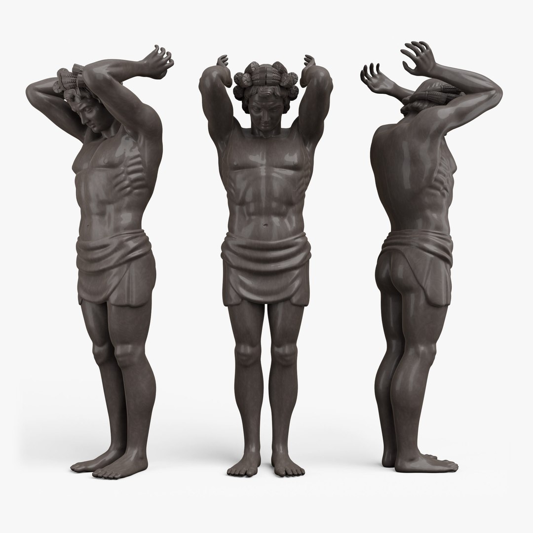 Atlant Statue 3D Model - TurboSquid 2009896
