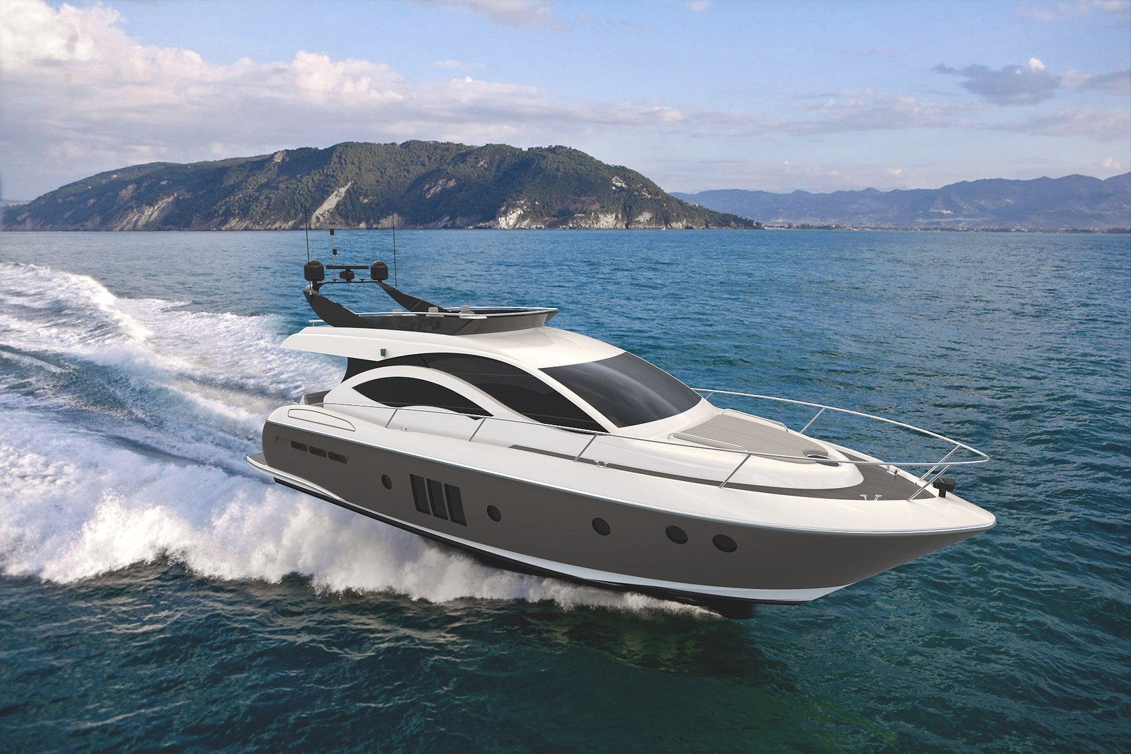 60 Foot Motor Yacht Model - TurboSquid 1859703