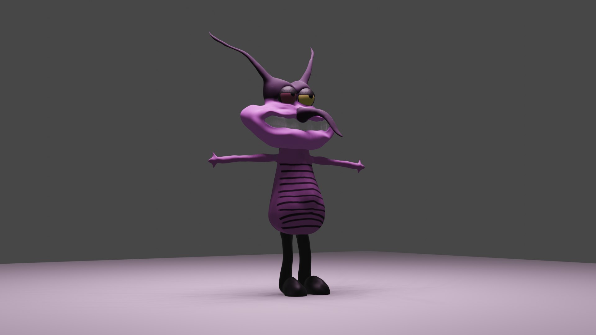 Oggy And The Cockroaches Wallpaper 3d