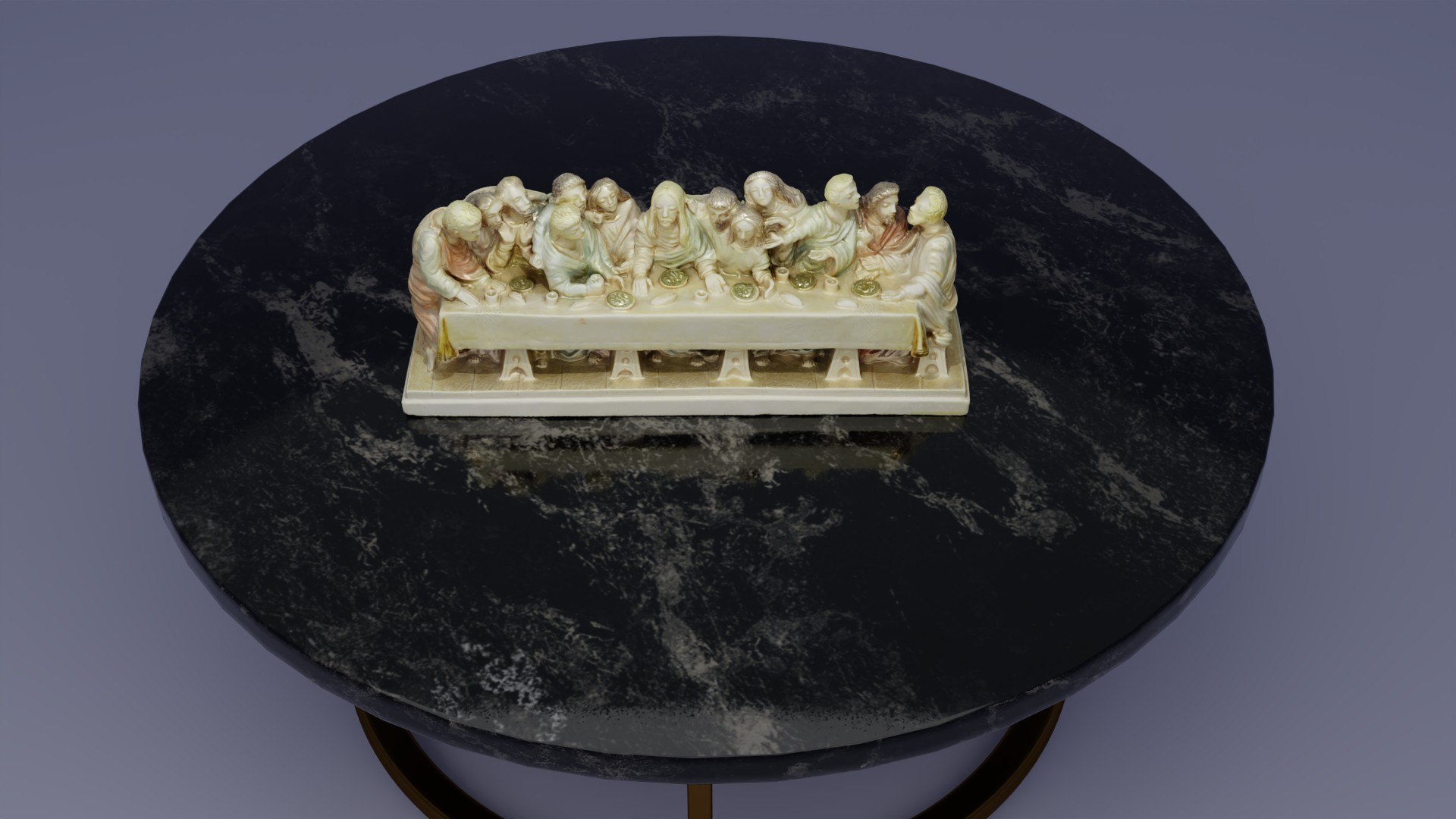 3D Model Last Supper Statue High-poly 3D Model - TurboSquid 1791933