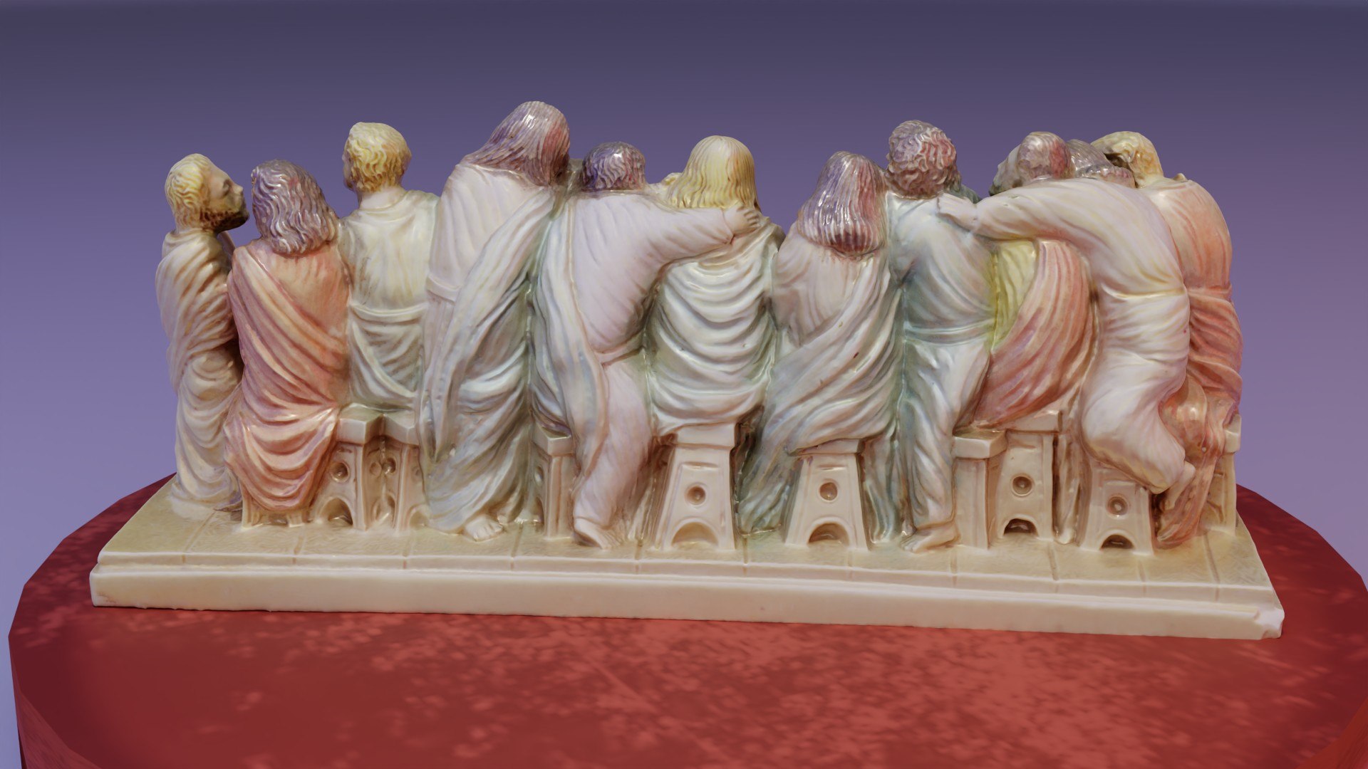 3D Model Last Supper Statue High-poly 3D Model - TurboSquid 1791933
