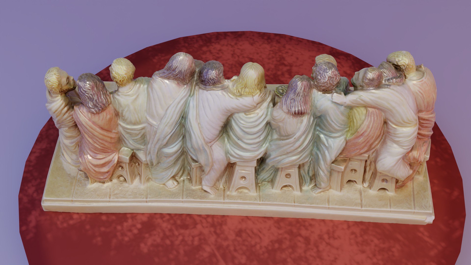3D Model Last Supper Statue High-poly 3D Model - TurboSquid 1791933
